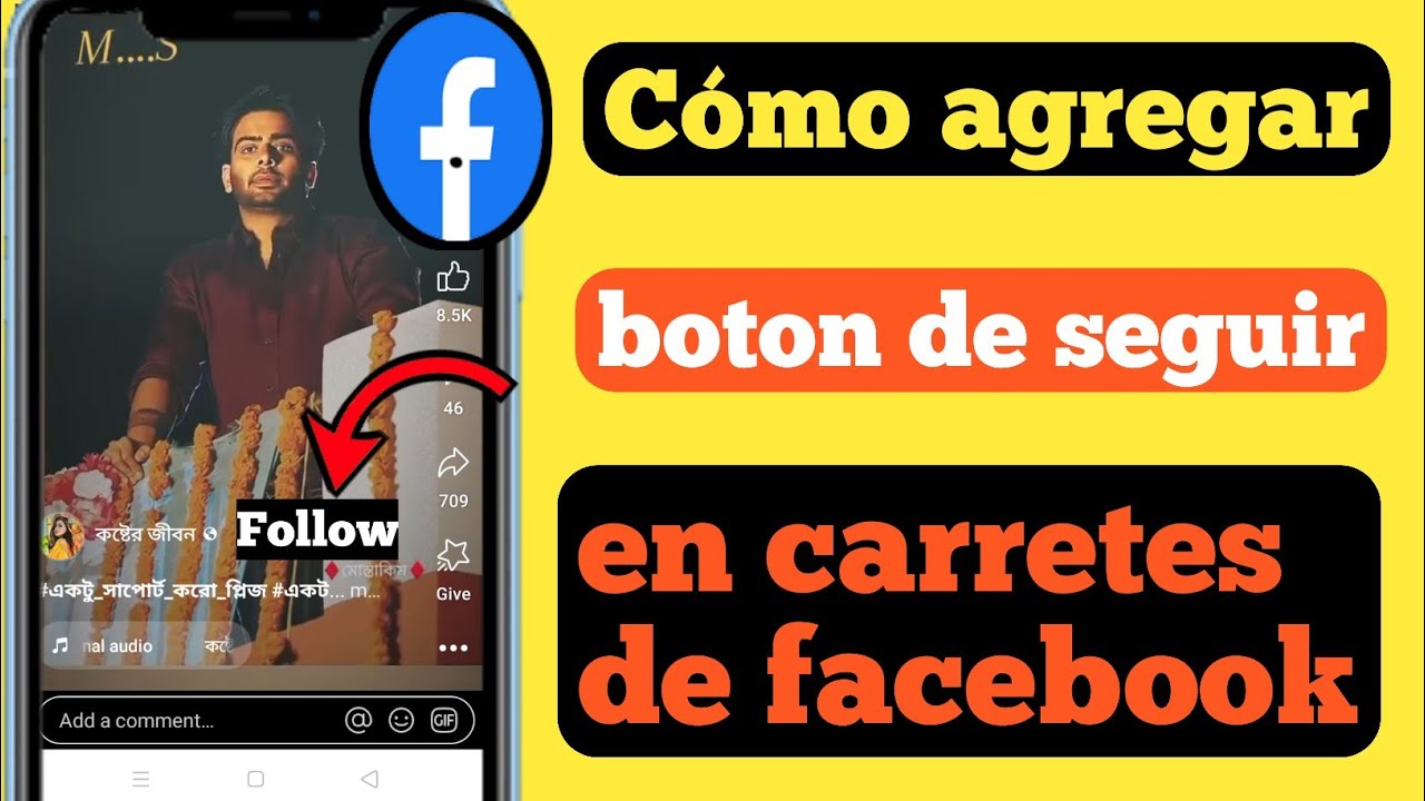 Cómo agregar el botón Seguir en Facebook 2023ll Reels Agregar la opción ...