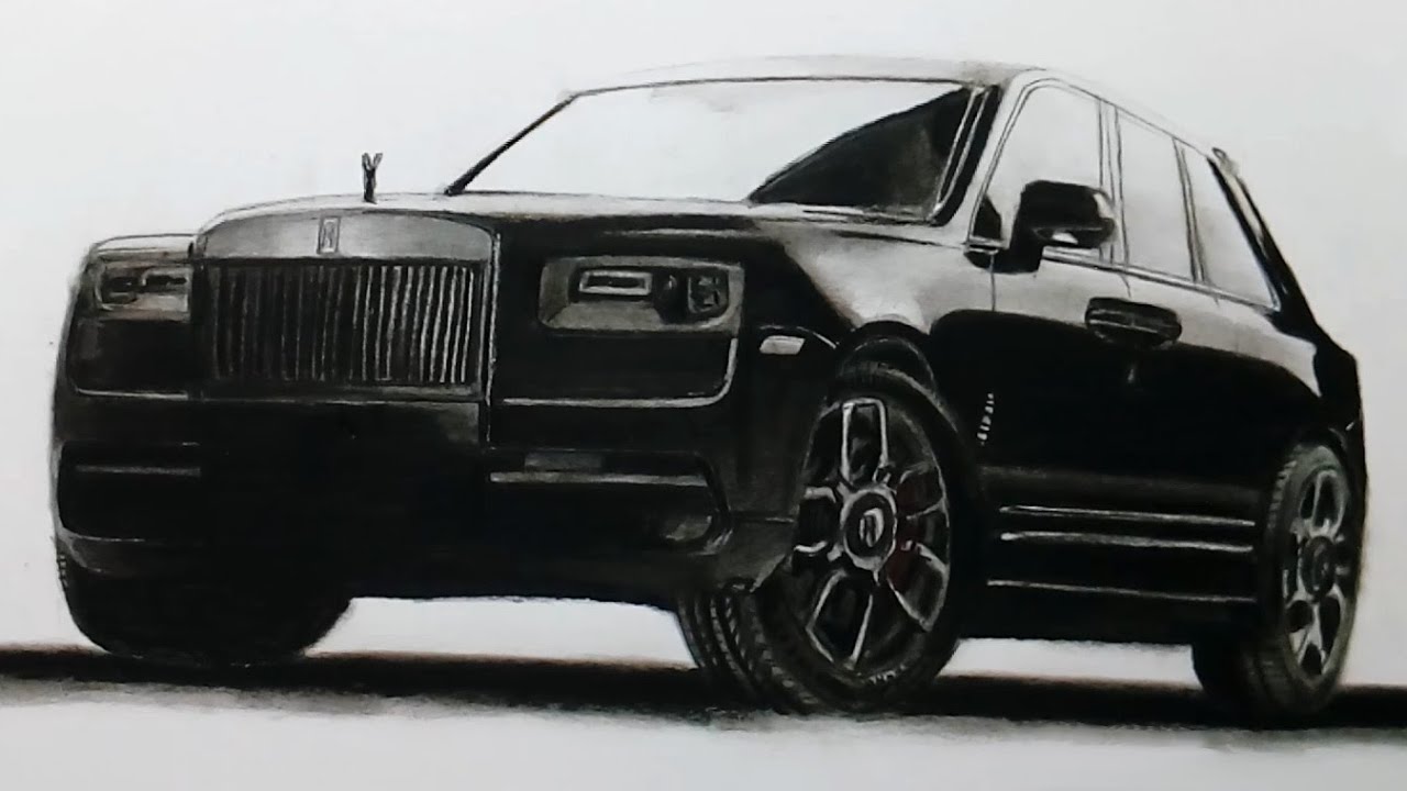 Rolls-Royce Cullinan Drawing || SWAY || Step By Step - YouTube