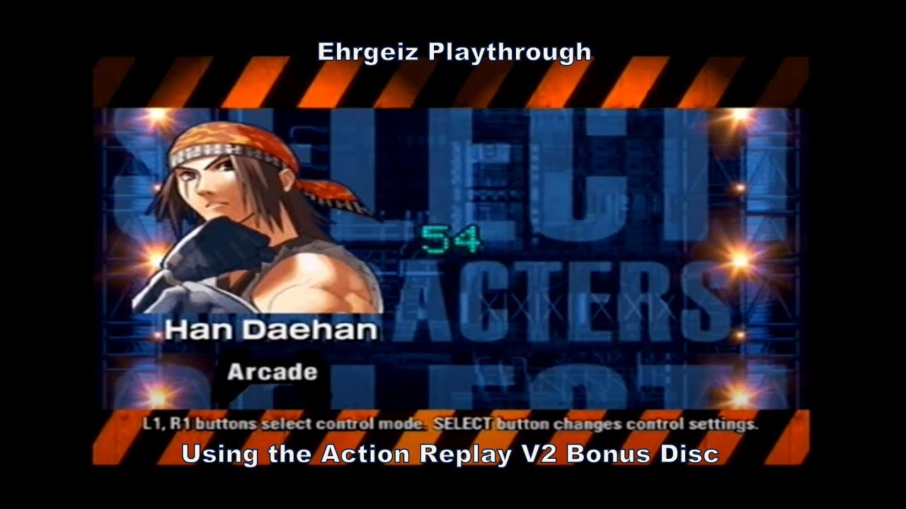Ehrgeiz Han Daehan Playthrough using the Ps1 Action Replay V2 Bonus ...