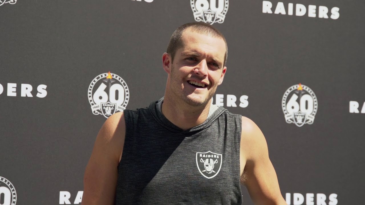 Derek Carr Playing On The Road: "It's Always Fun To Hit A First Down An ...