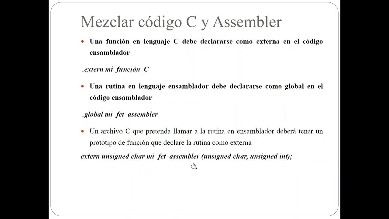 Programación en C eficiente (combinar C y Assembler) - YouTube