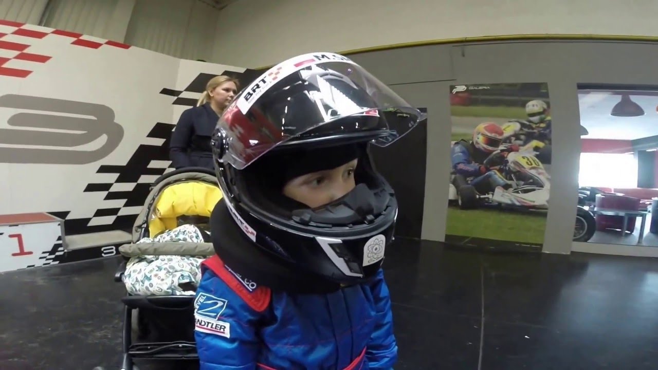 5 y.o. driver - Puffo kart ride at Pole Position Janki - 2015 03 - YouTube