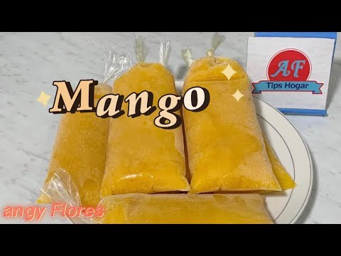Helados o bolis de mango - YouTube
