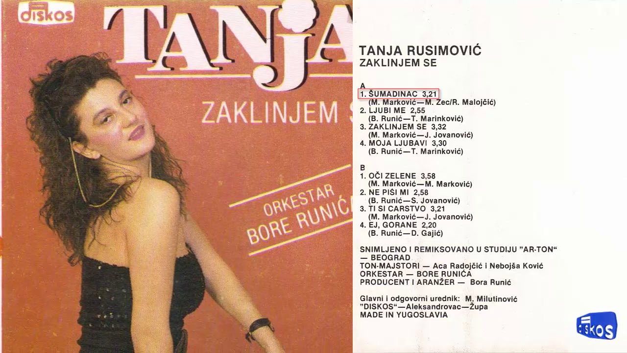 Tanja Rusimovic - Sumadinac - (Audio 1990) - YouTube Music