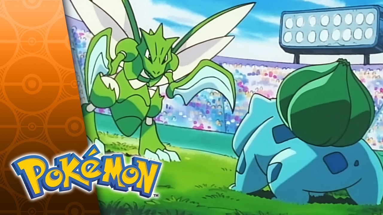 Bulbasaur and Scyther Battle it Out | Pokémon: Adventures in the Orange ...