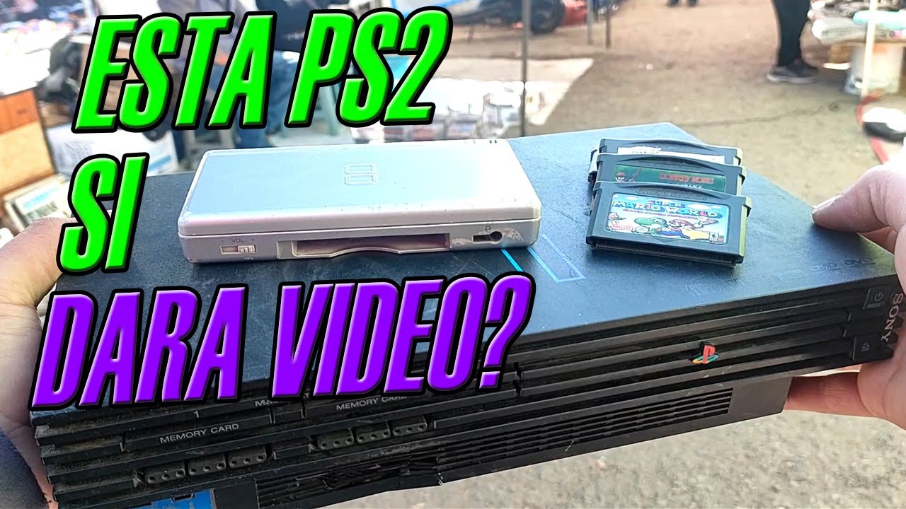 PS2 FAT, DS Lite y Cartuchos de GBA - YouTube