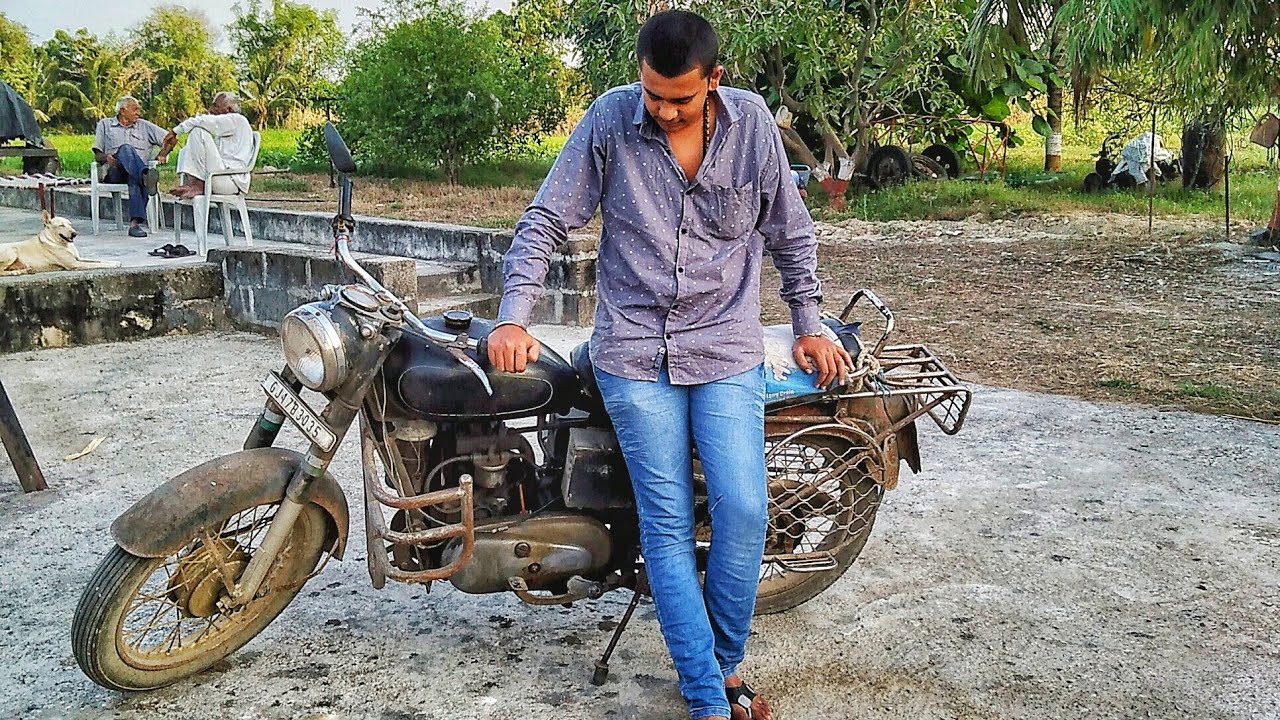 Old diesel engine bullet ride - YouTube