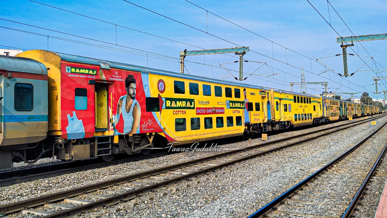 Bengaluru's Double Decker Express Trains Through Baiyappanahalli ...