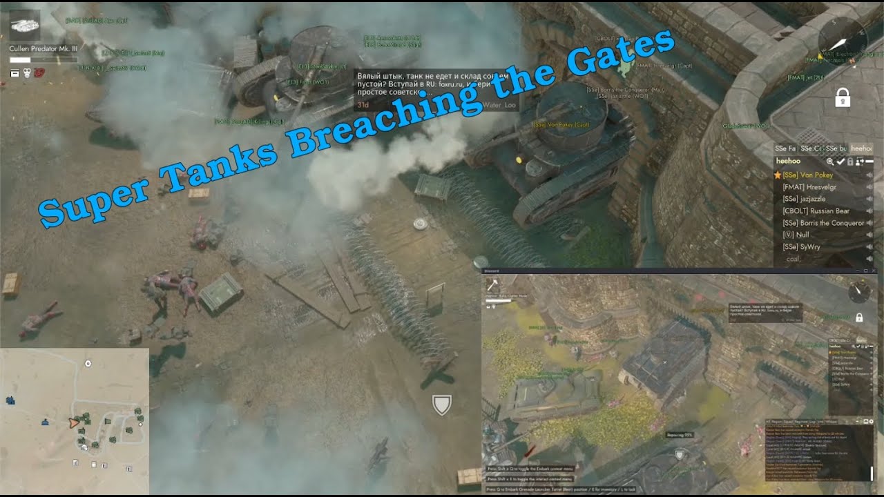 Super Heavy Tanks Breach Blemish - Foxhole - YouTube