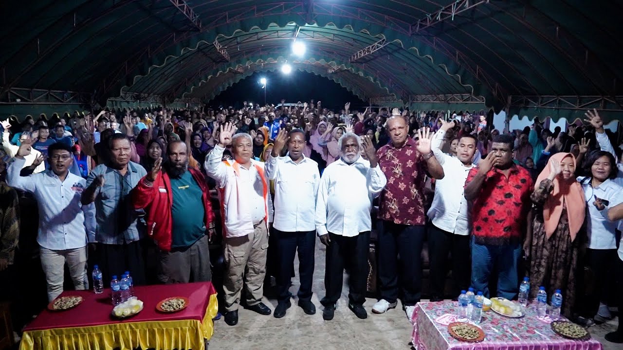 Antusias Warga Kampung Waninggap Kai Semangga 3 padati Kampanye Apolo ...