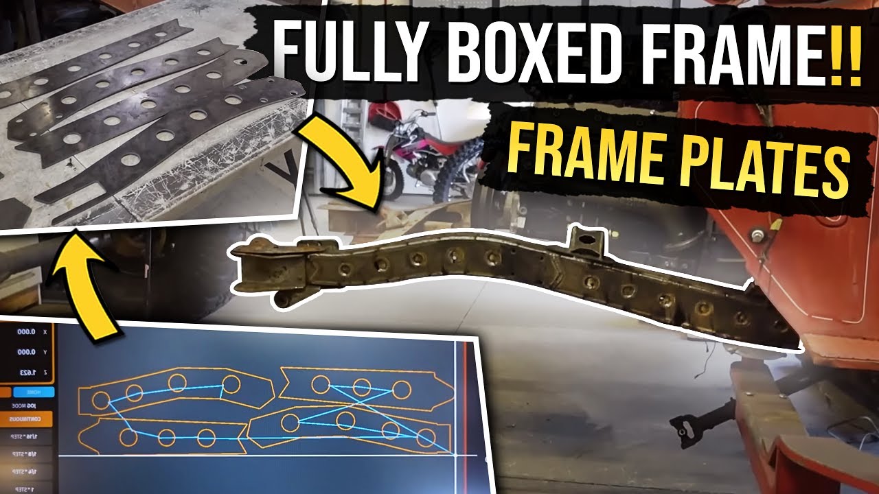 Making a TOYOTA Frame Strong Enough To Handle 1 TONS, 40'S AND A V8 ...