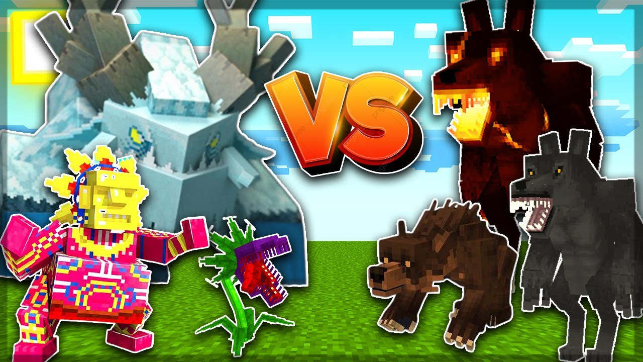 Minecraft: MOWZIE'S MOBS VS WEREWOLVES (VAMPIRISM) - BATALHA DE MOBS ...