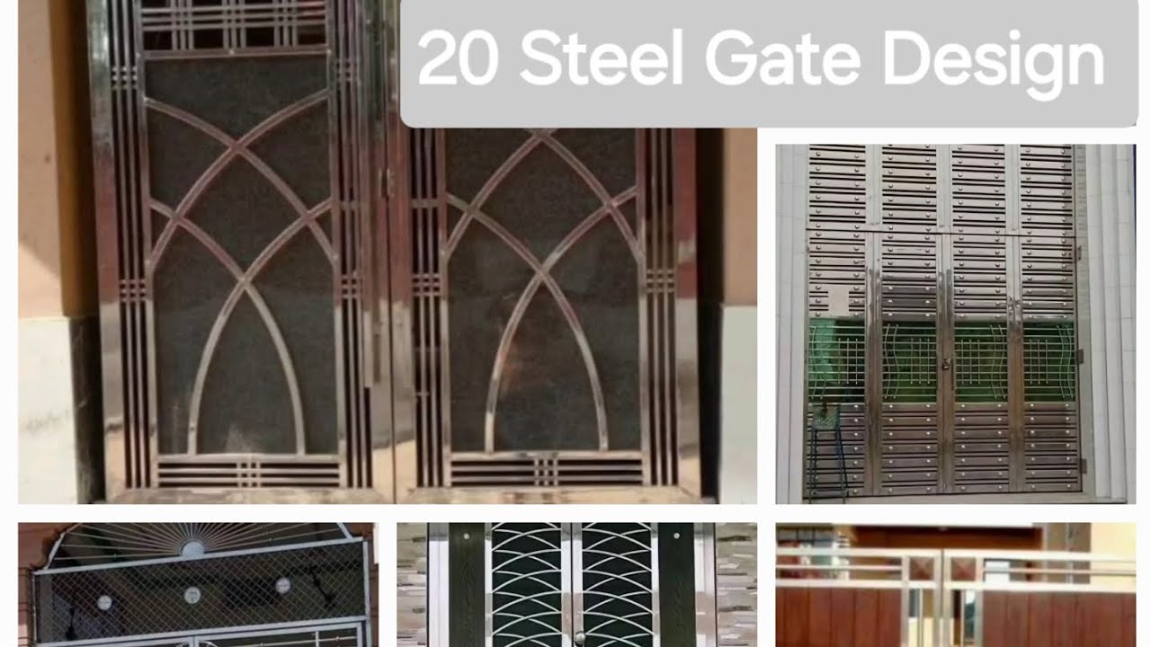 Simple Steel Gate Designs. | 20 Steel Gate Design #trending - YouTube