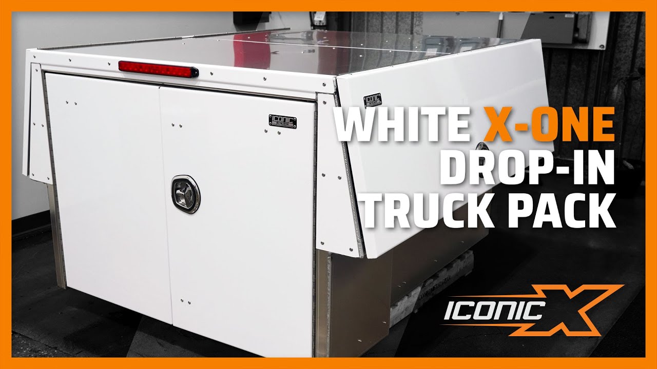 Iconic X-ONE Drop-In Truck Pack with FULL-LENGTH INTERIOR, Pull-Out Bed ...