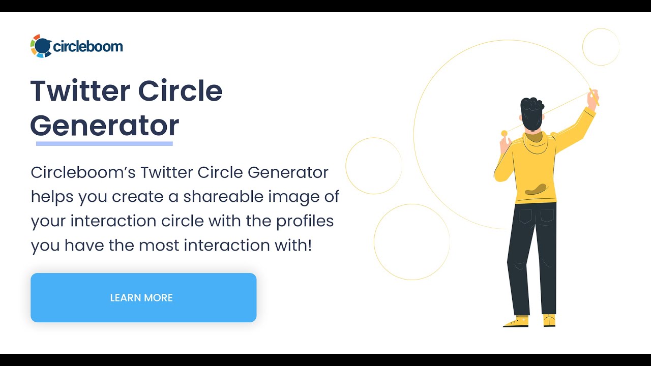 Twitter Circle Generator: Share your Twitter interaction circle! - YouTube