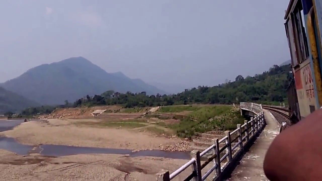 Crossing Jatinga River Bridge(LMG-BPB SECTION) - YouTube
