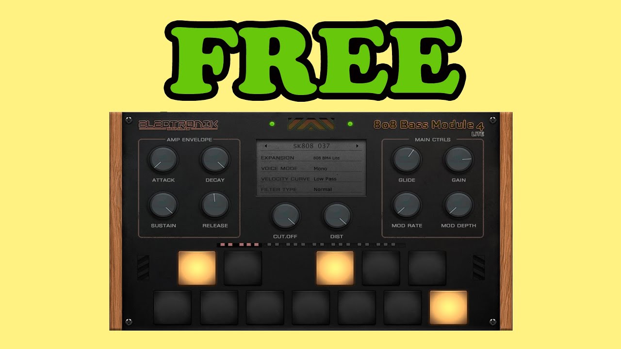 FREE 808 Bass Module 4 Lite by Electronik Sound Lab - YouTube