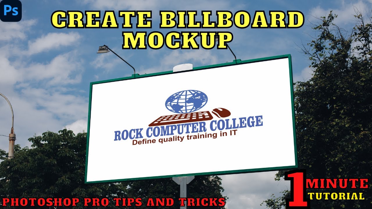 Create BILLBOARD Mockup In ONE Minutes I showcase your WORK in a ...
