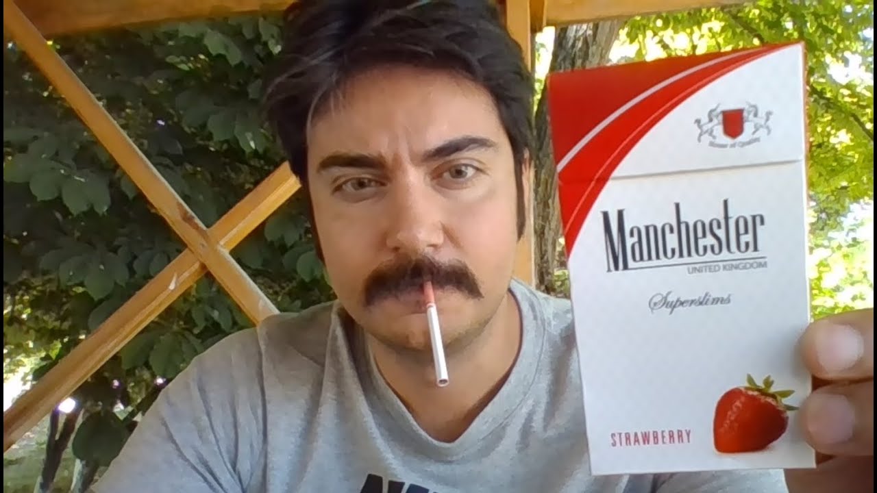 MANCHESTER STRAWBERRY ÇİLEKLİ SİGARA - YouTube