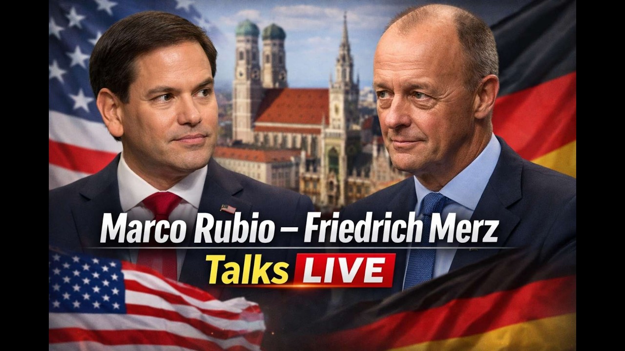 LIVE: U.S. Secretary of State Marco Rubio meets with German Chancellor ...