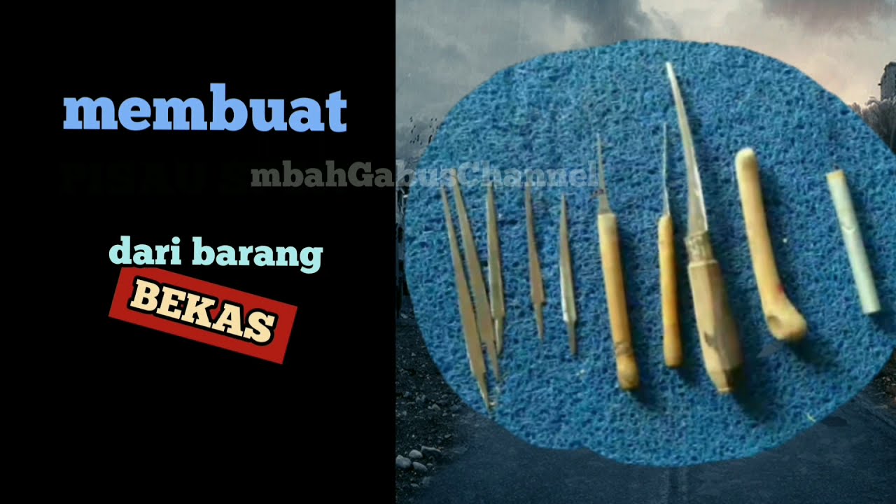 Cara Mudah Membuat Pisau Ukir Spon /Styrofoam Buatan Sendiri ...