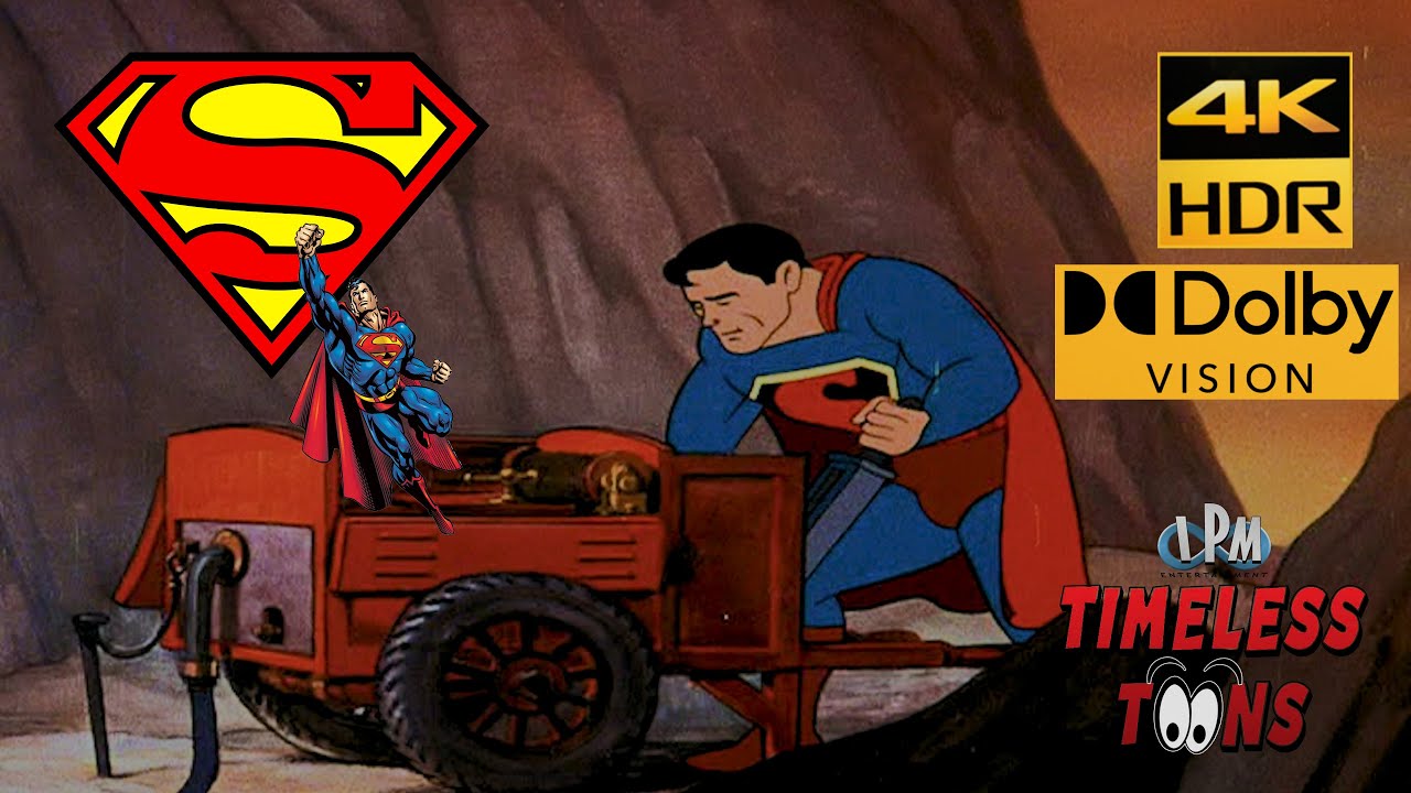 SUPERMAN the 1940s: Volcano (Episode 8) (1942) [4K HDR Dolby Vision ...
