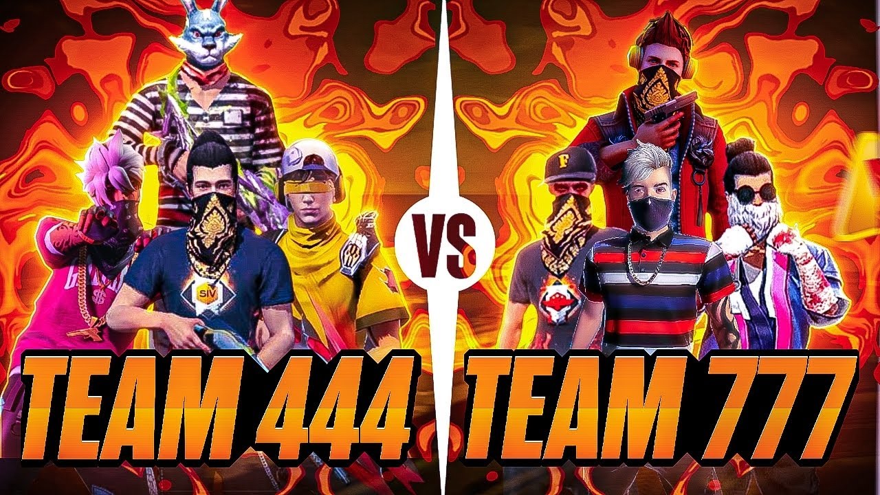 TEAM 444 vs TEAM 777 verses match 🥰op gameplay 💥#freefire #viral - YouTube