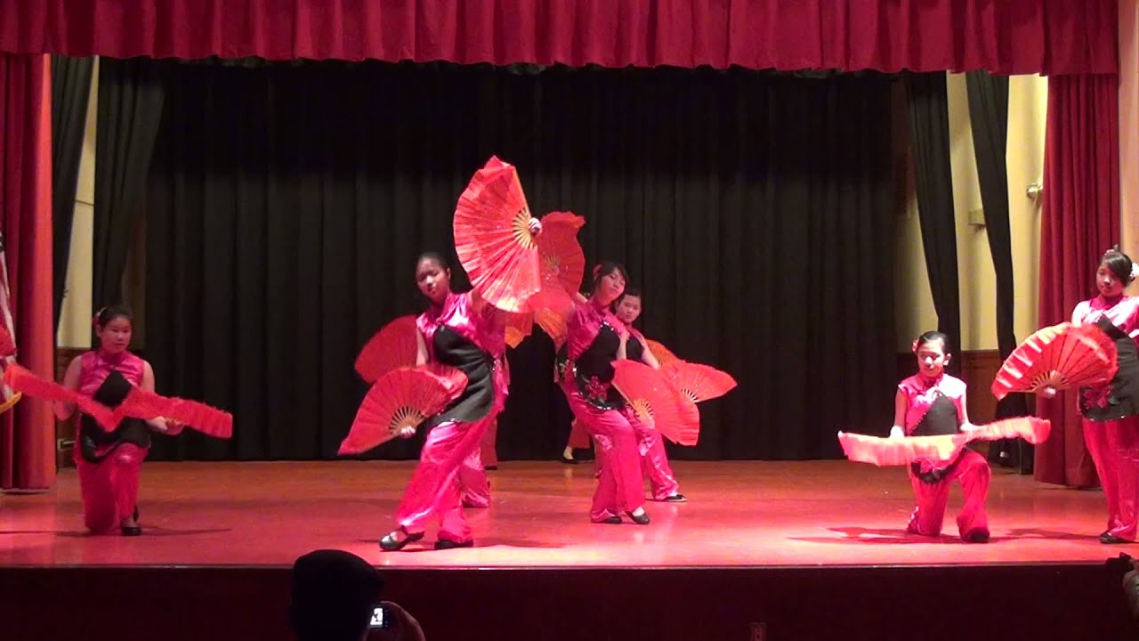 "Red Fan Dance" IS 228- Chinese Dance Troupe- Directed by S. Zhang ...