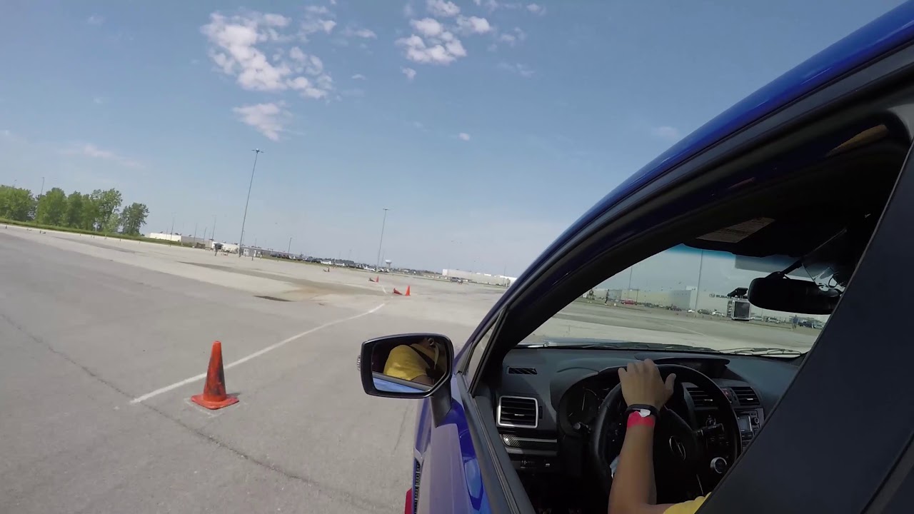 2015 WRX STI autocross - YouTube