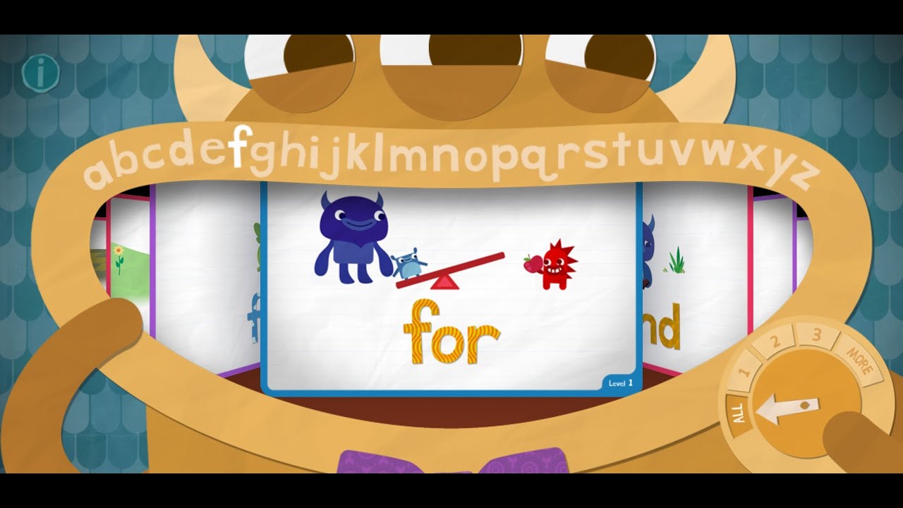 Letter F - FOR | Endless Reader | Sight Words | Originator Games - YouTube