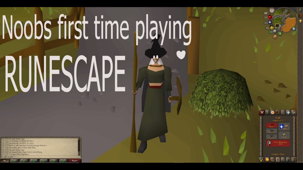 A noob plays Old school runescape for the first time - YouTube
