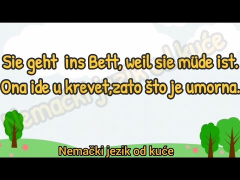 Lekcija 177 WEIL RECENICE / WEIL VEZNIK A2 NIVO