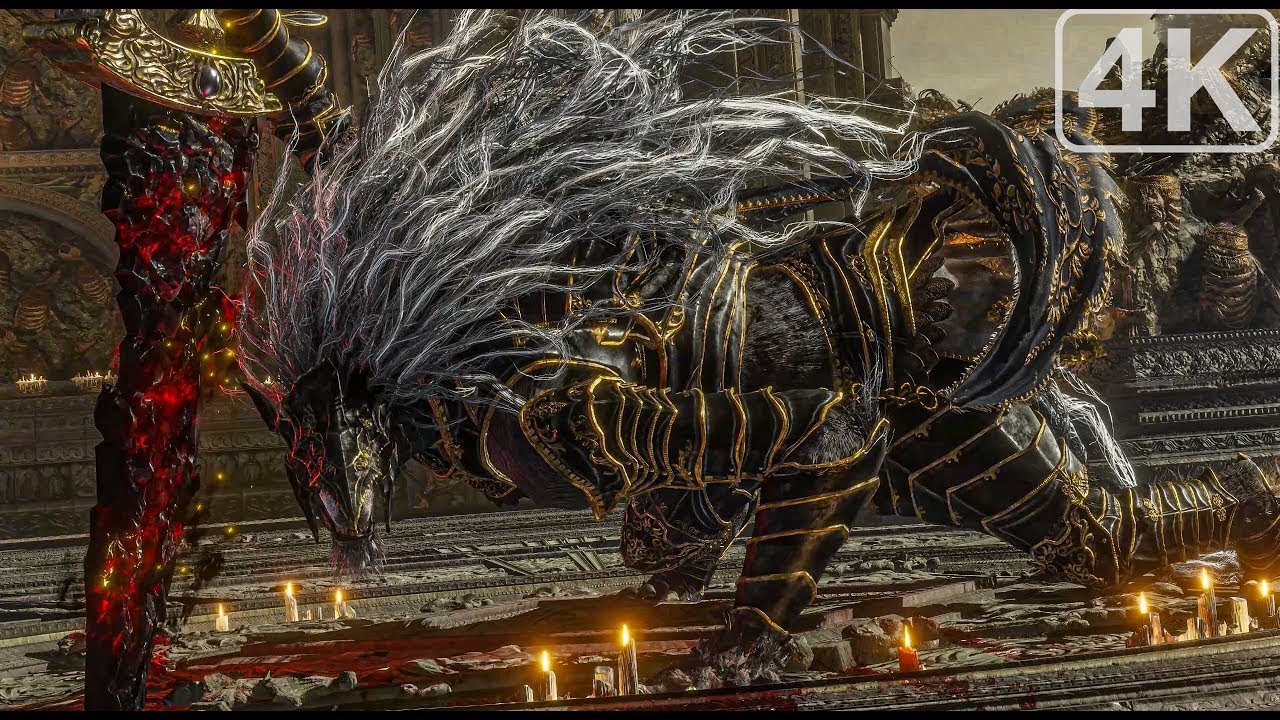 Elden Ring | Maliketh, the Black Blade | Fight + Cutscene - YouTube