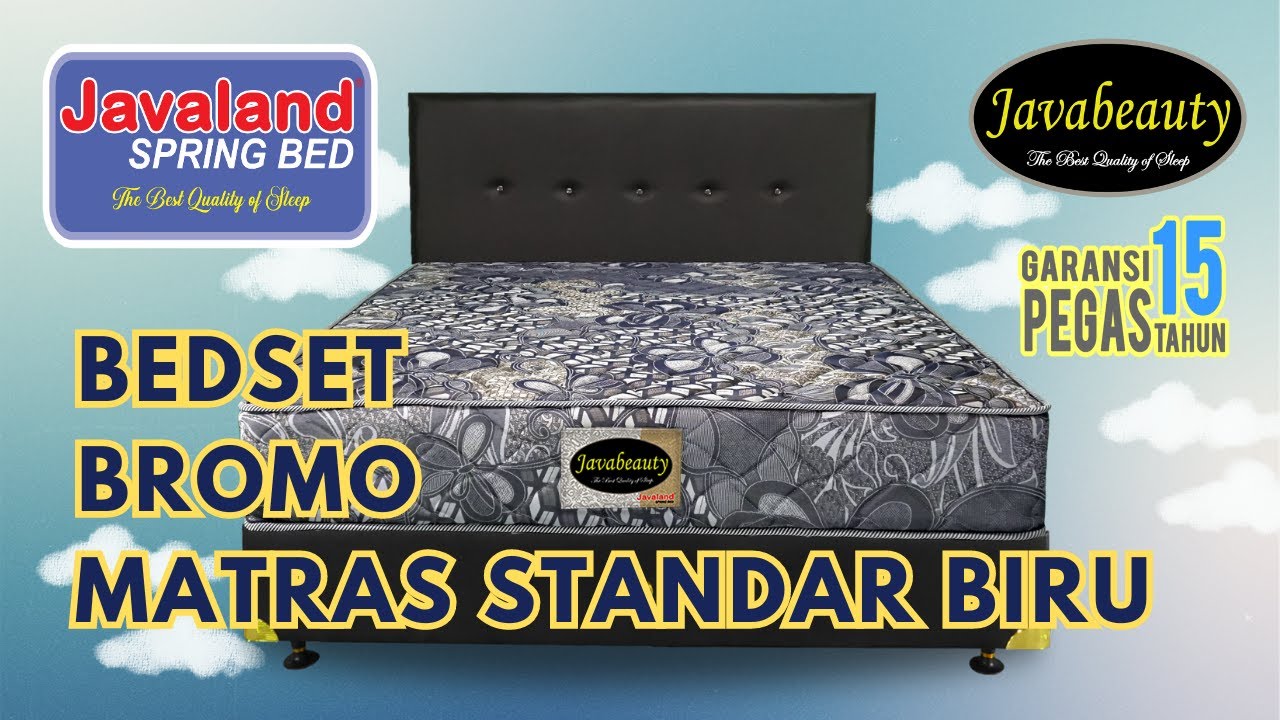 Javaland Springbed | Javabeauty Bedset Bromo Matras Standar Biru - YouTube