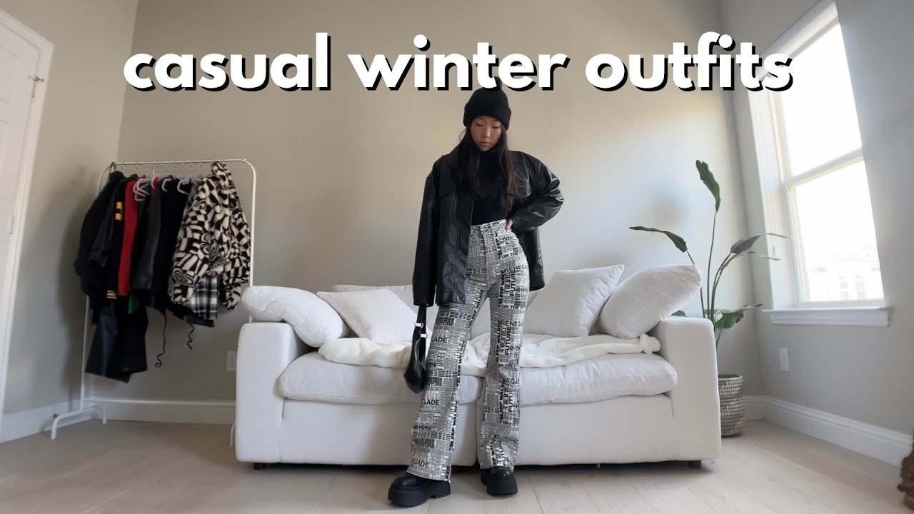 EARLY WINTER OUTFITS ️ | winter lookbook 2021 - YouTube