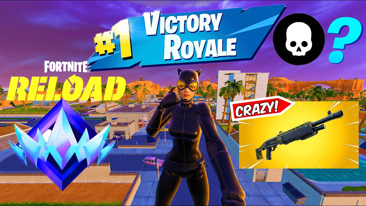 RARE CATWOMAN SKIN! | OG Fortnite Reload Ranked | High Kill Gameplay ...