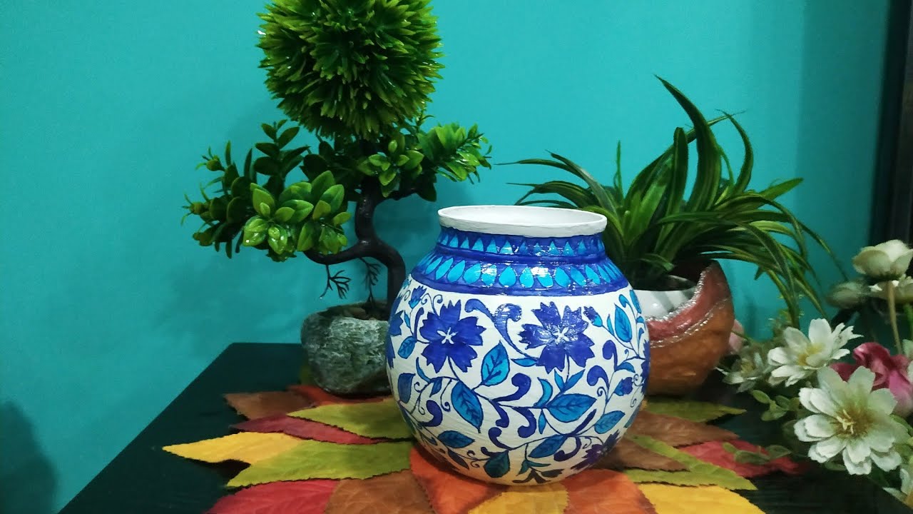 Handmade Blue Pottery | How to make Blue pottery at Home | Blue Pottery ...