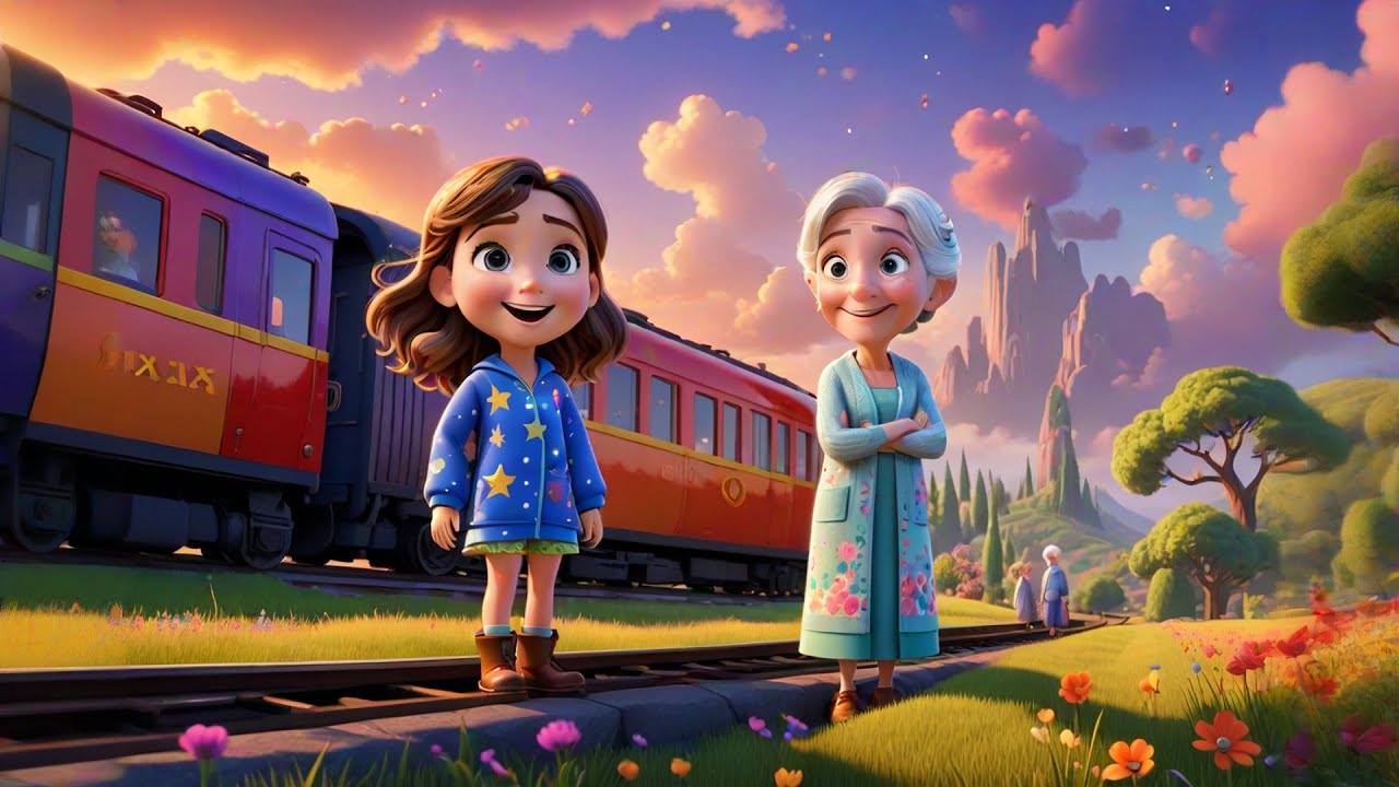 The Singing Rainbow Train | Magical Train Song for Kids | Colorful ...