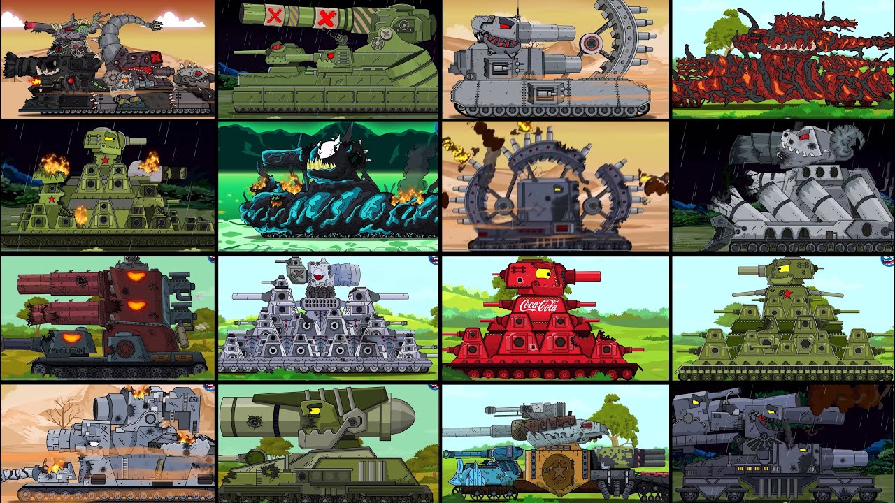 ТОП 20 Мультики про танки - Cartoon about tanks - YouTube