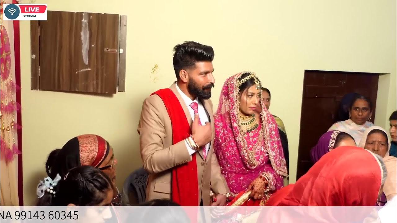 [ LIVE ] WEDDING CEREMONY GURWINDER & PARWINDER ( KHANGURA PHOTOGRAPHY AITIANA 9914360343 - YouTube