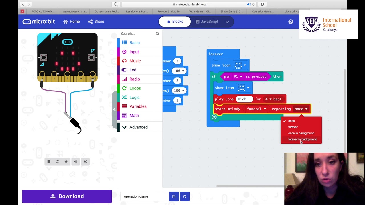 MICROBIT JUEGO OPERACIÓN - YouTube