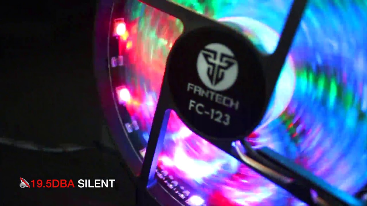FC 123 Fantech RGB Case Fan - YouTube