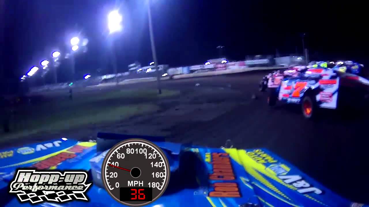 Jimmy Gustin 2011 IMCA Super Nationals Thursday Night A - YouTube