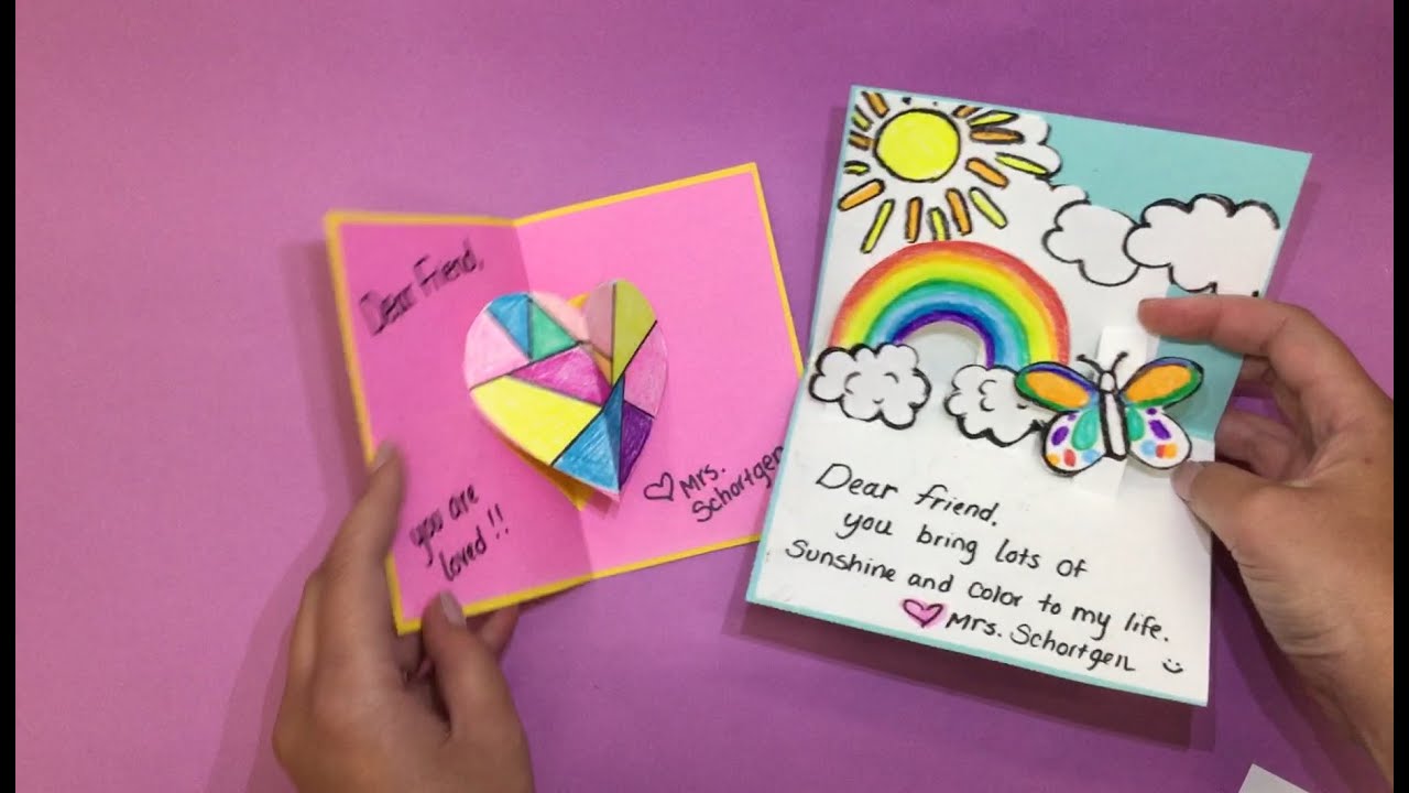 Pop Up Cards - All Grades - YouTube