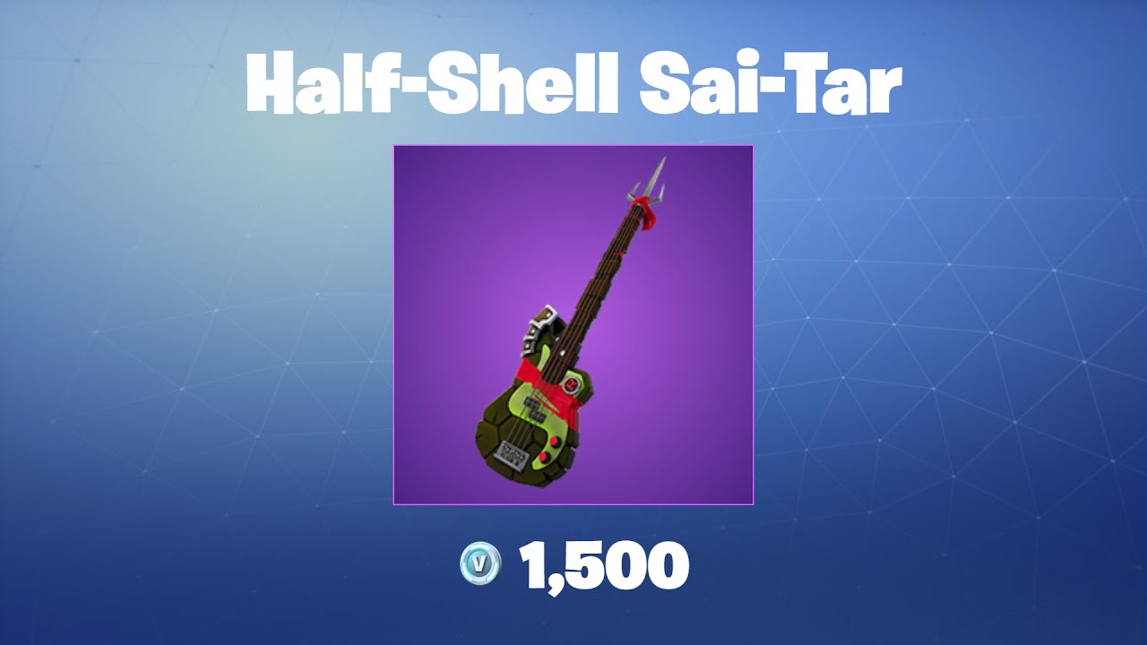 Half-Shell Sai-Tar | Fortnite Bass - YouTube