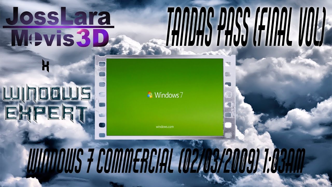 WINDOWS 7 COMMERCIAL (02/03/2009) 1:03AM - YouTube