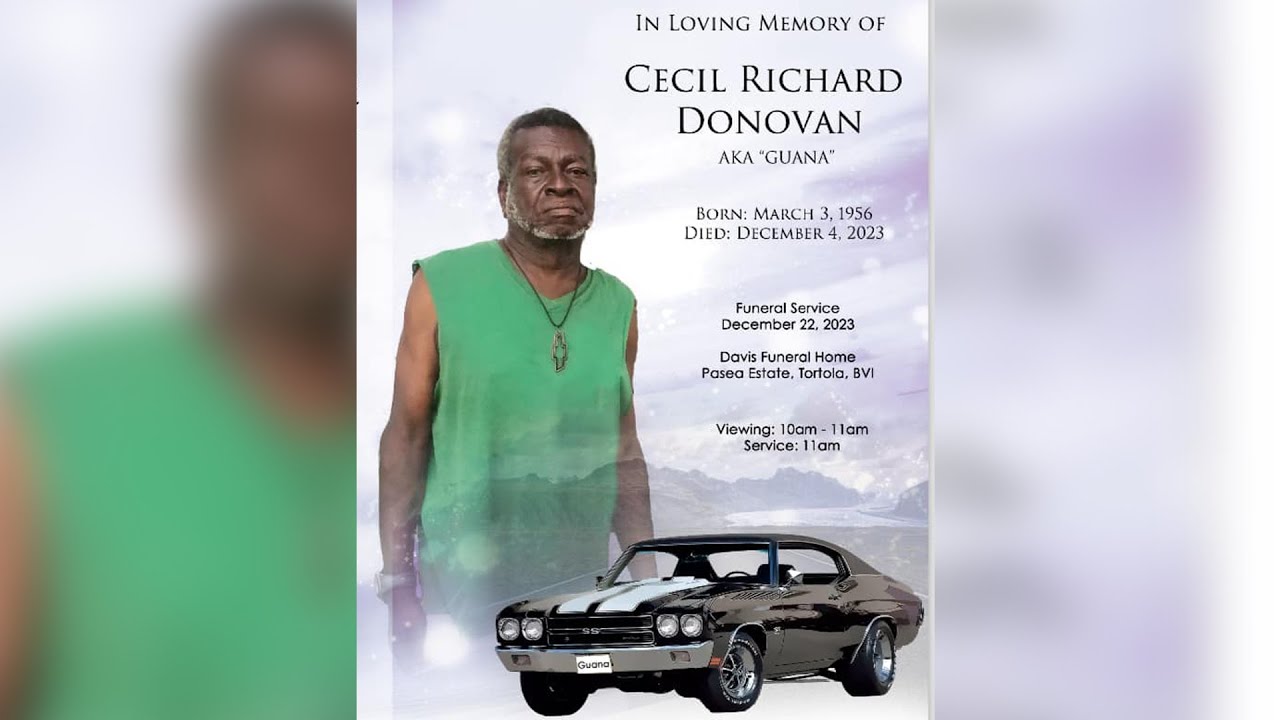 Celebrating the Life of Cecil Richard Donovan aka "Guana" - YouTube