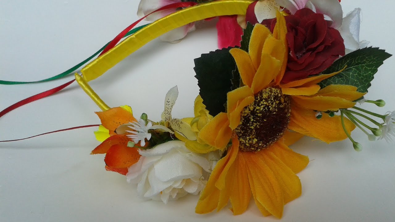 Diy Tiara Junina Maria Bonita - YouTube