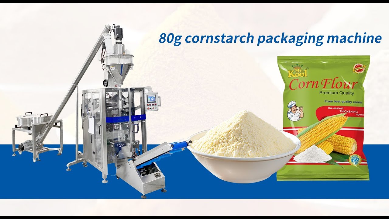 80 grams corn starch pillow bag with hanging hole vffs vertical form ...