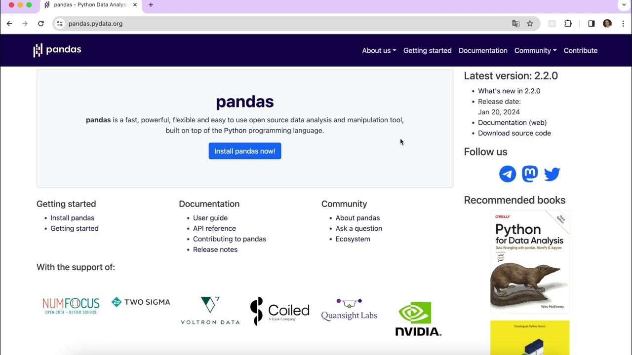 6.1. Python | Pandas - Series Overview #python - YouTube